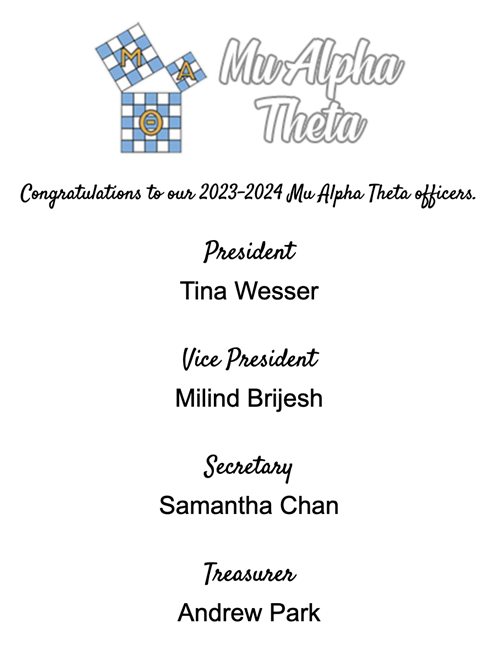 Mu Alpha Theta / Mu Alpha Theta