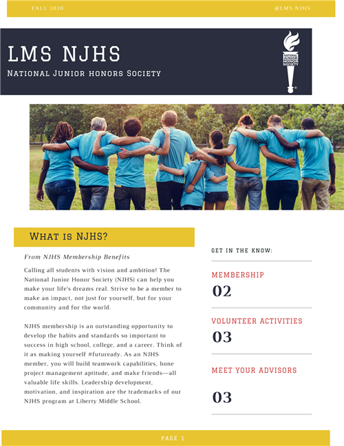 National Junior Honor Society (NJHS) / NJHS