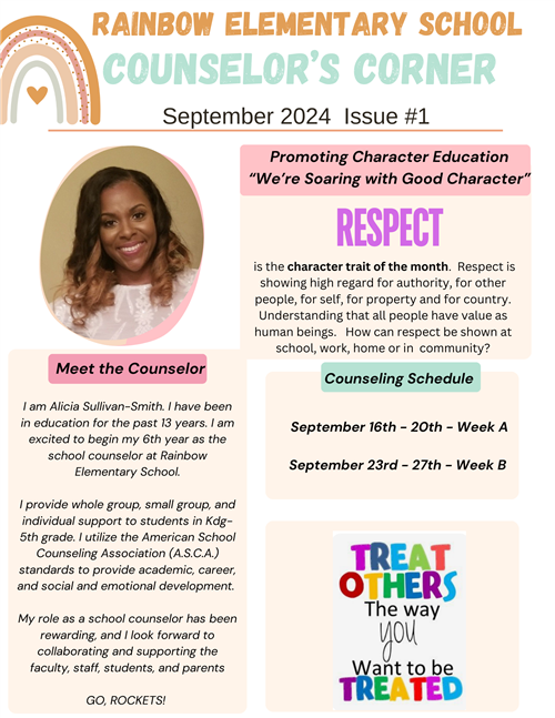 Counselor / Counselor's Corner Newsletters
